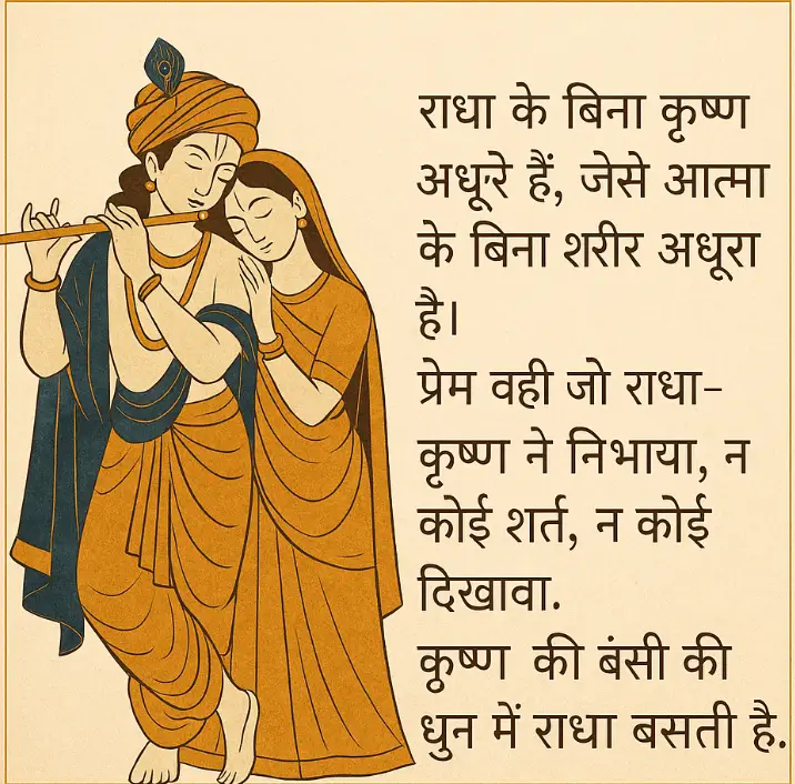 Radha Krishna Quotes in Hindi – राधा कृष्ण सुविचार